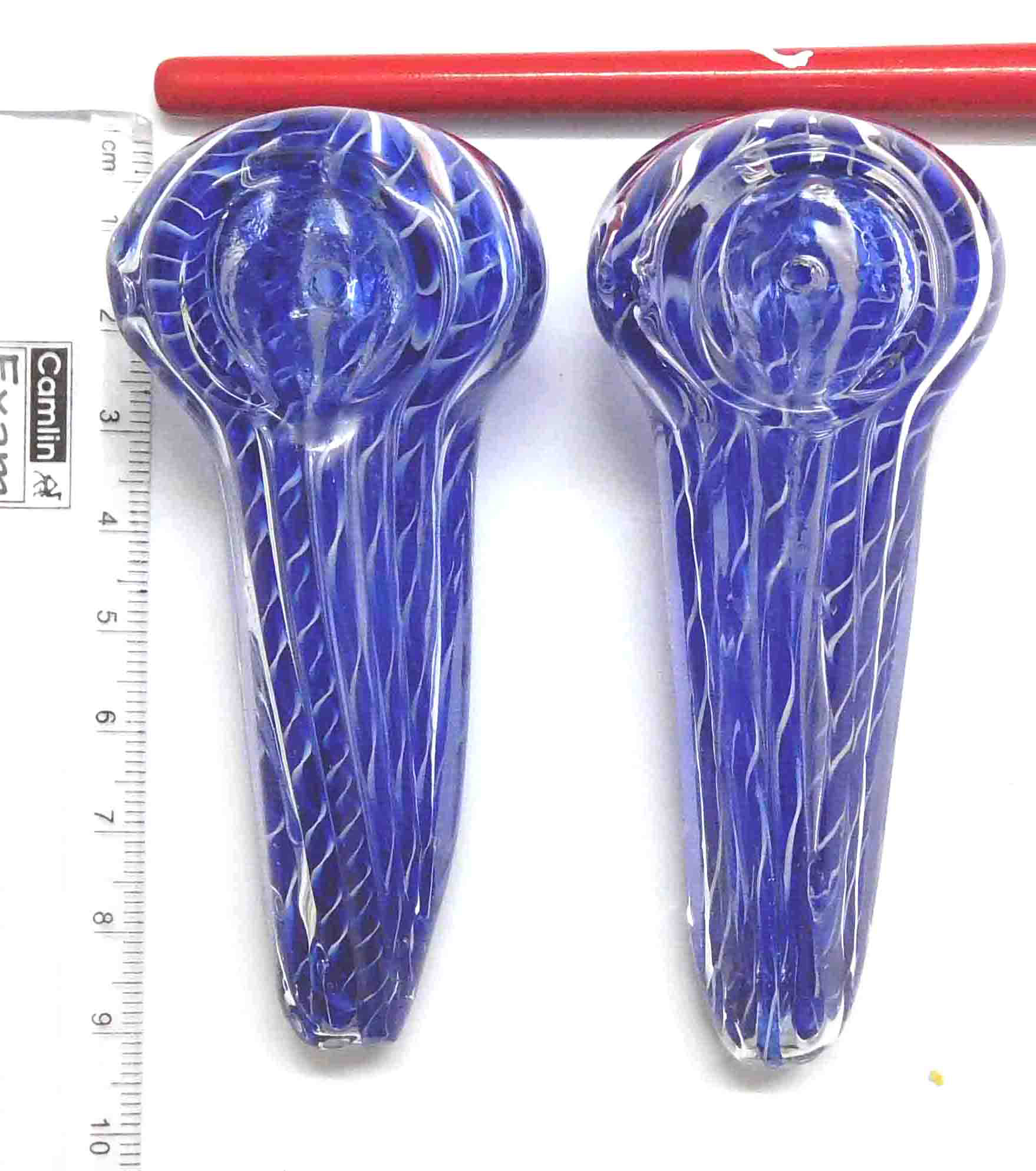 Blue Glass pipe - My Smoking Pipe